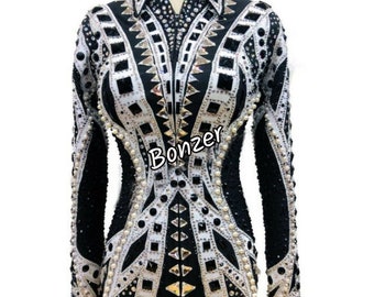 NEW Western Competition Horse Riding Show Wear Shirt Blouse Jacket ...