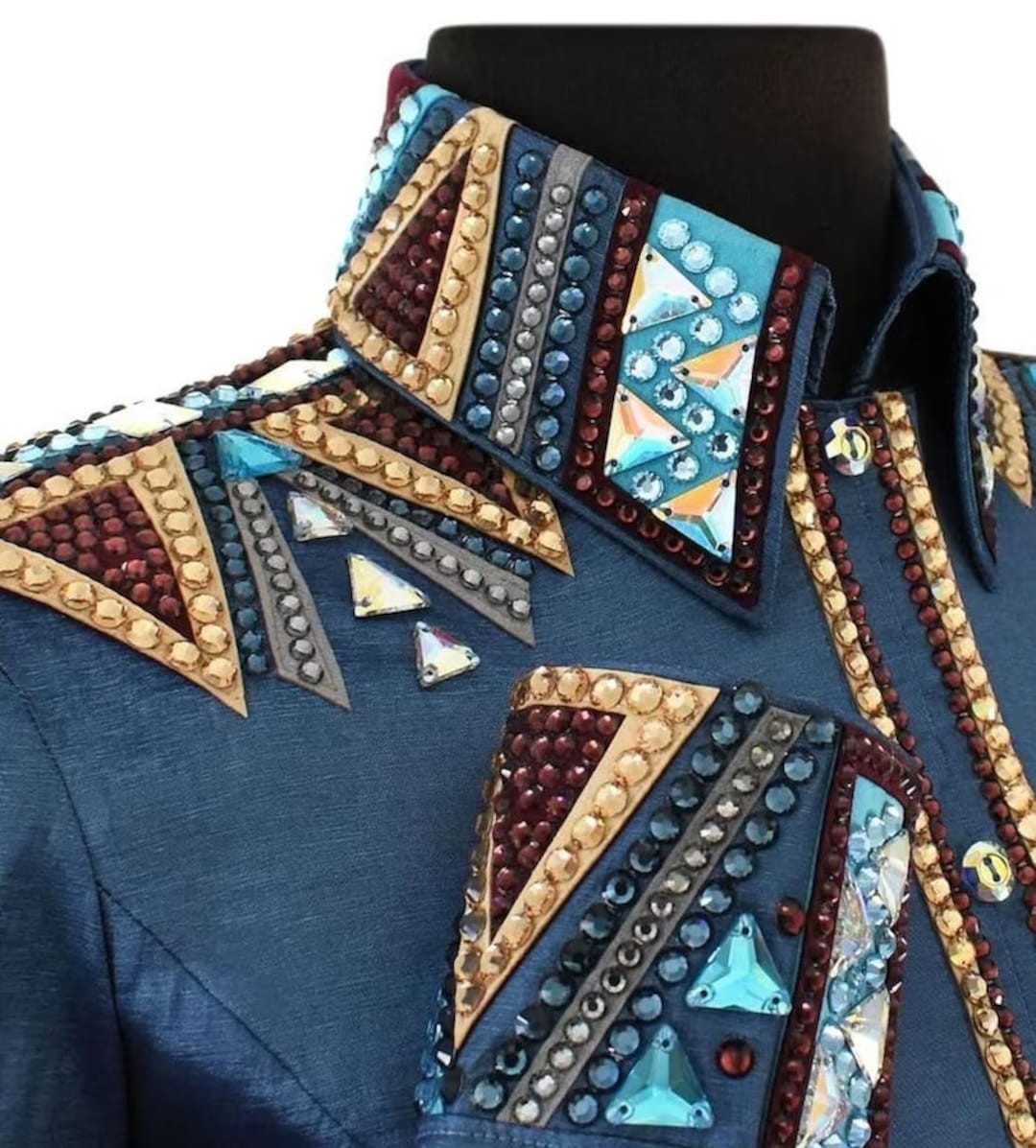 Elegant Showmanship Shirt - Perfect Gift for Her - Western Show Shirt ...