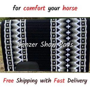 Western Saddle Pad Custom Saddle Pad Western Show Pad Saddle Blanket ...