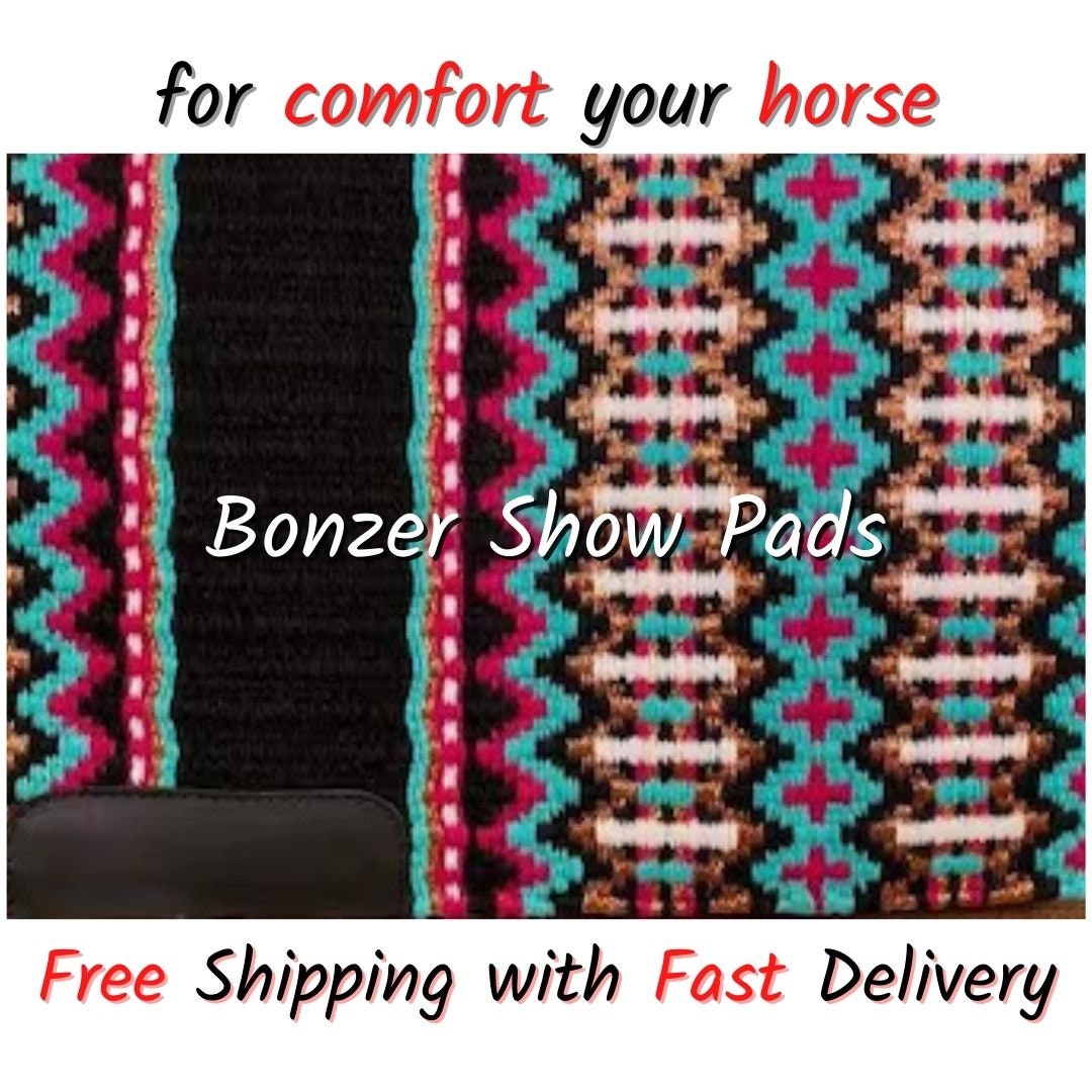 Handcrafted Western Show Pad Durable Show Pad Horse Riding Pad Saddle ...