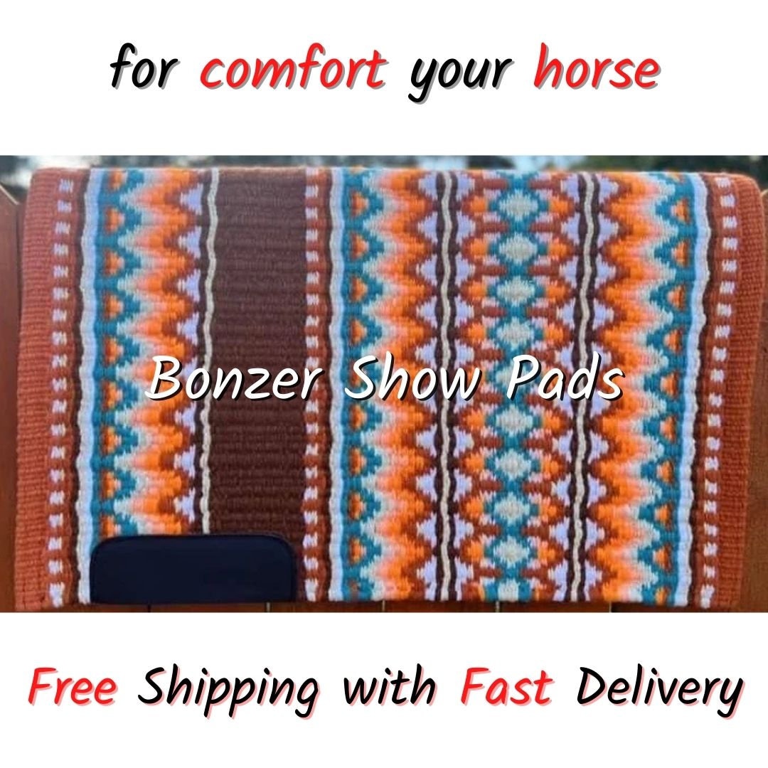 Western Show Pad | Custom Saddle Pad | Western Saddle Pad | Saddle Blanket | Horse Pad | Horse ...