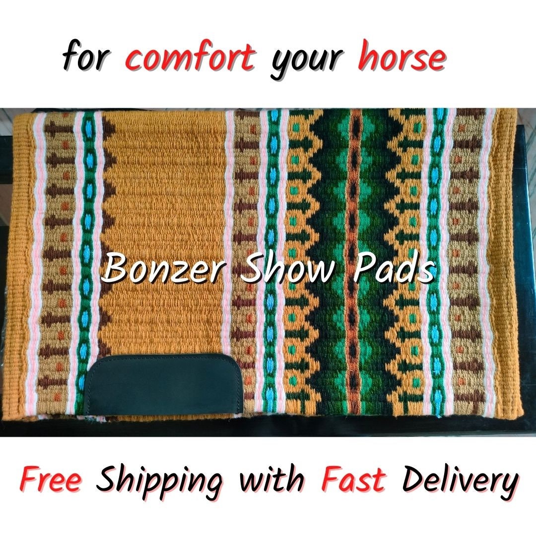 Western Show Pad Custom Saddle Pad Western Saddle Pad Saddle Blanket ...