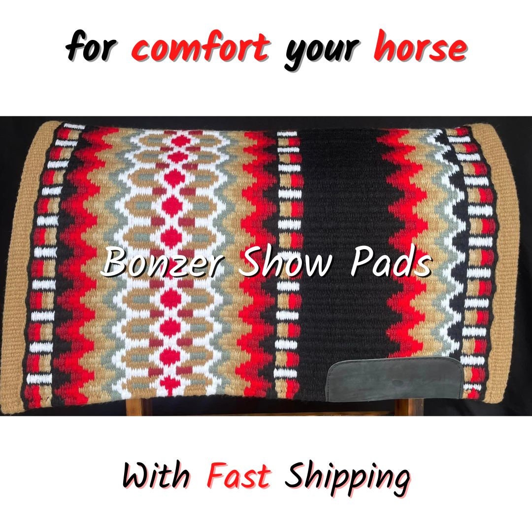 Western Show Pad Custom Saddle Pad Western Saddle Pad Saddle Blanket ...