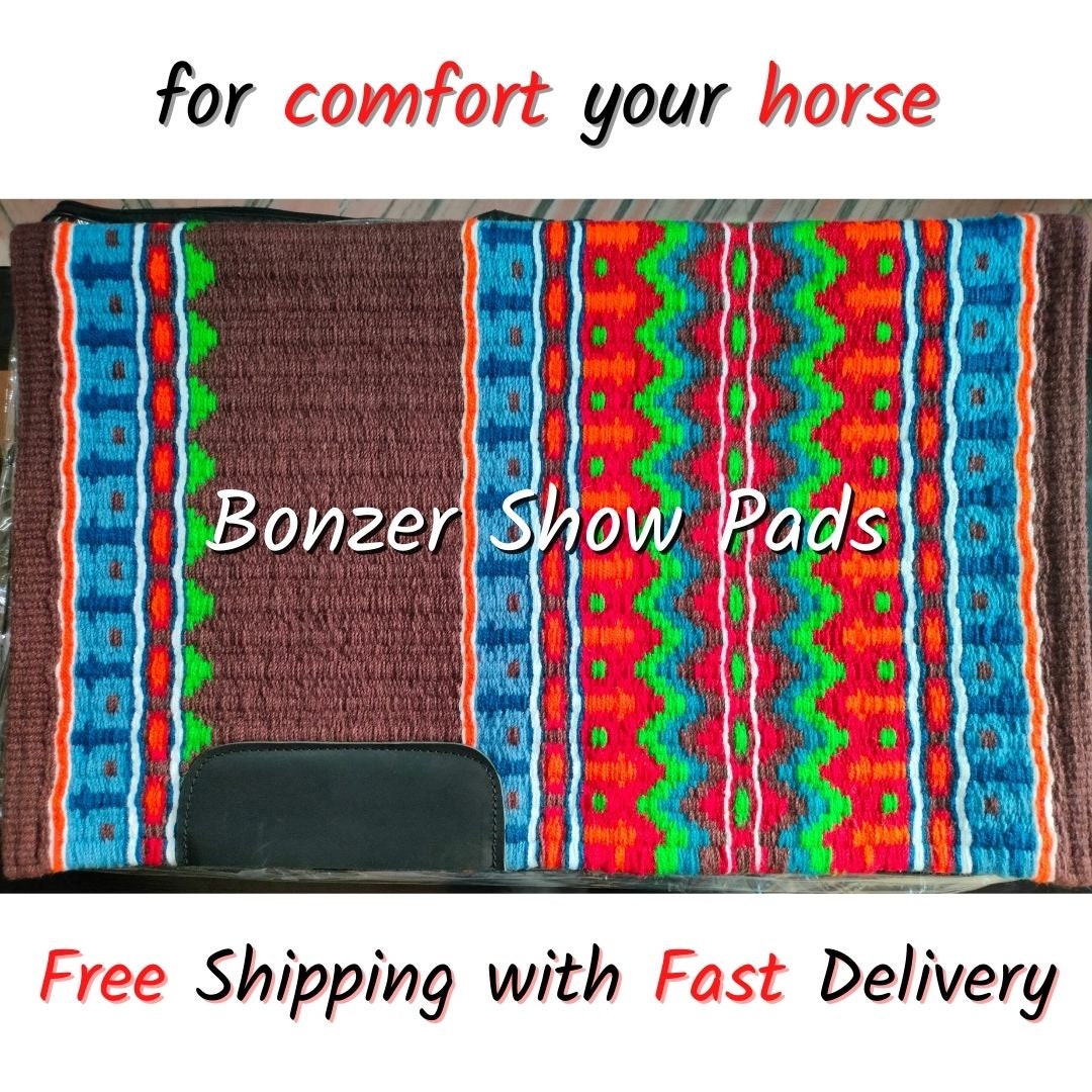 Western Show Pad Custom Saddle Pad Western Saddle Pad Saddle Blanket ...