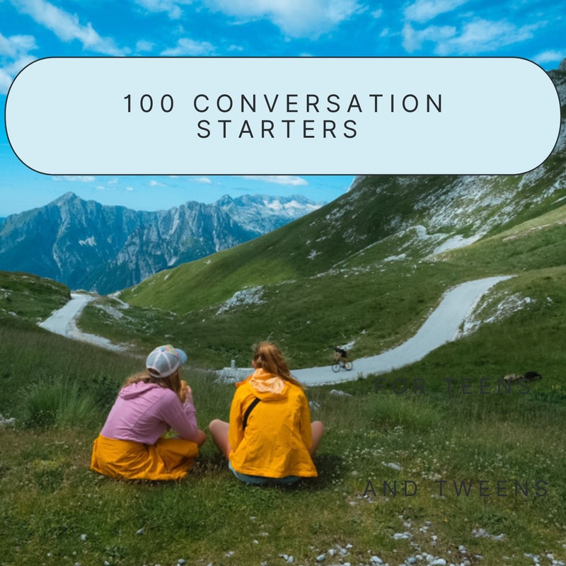 Conversation Starters for Teens - Etsy