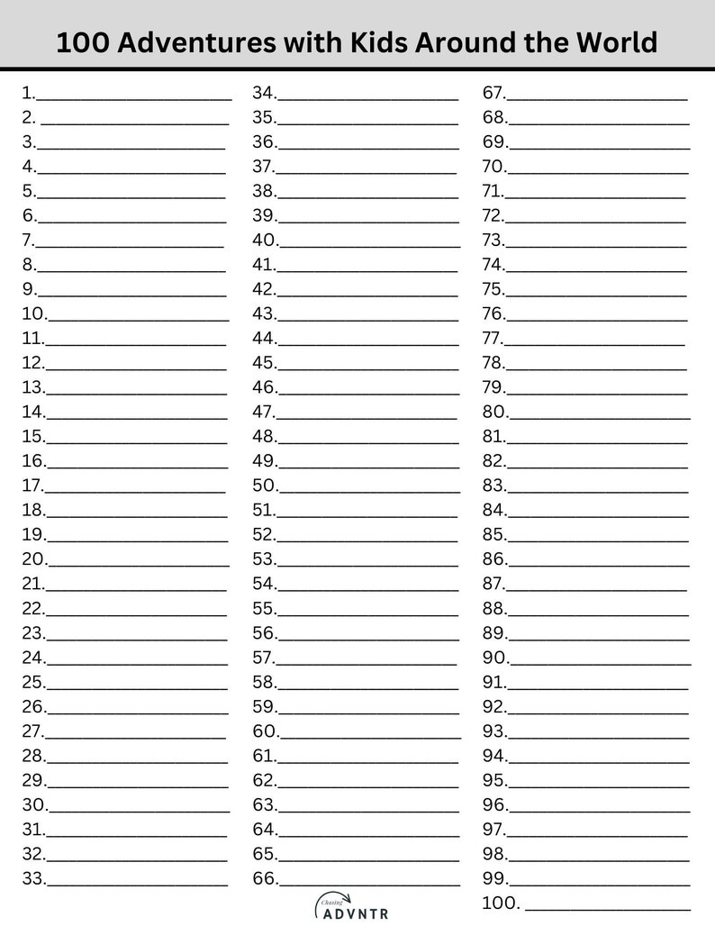 100 Adventure to Have With Your Kids, Adventure Planning, Travel ...