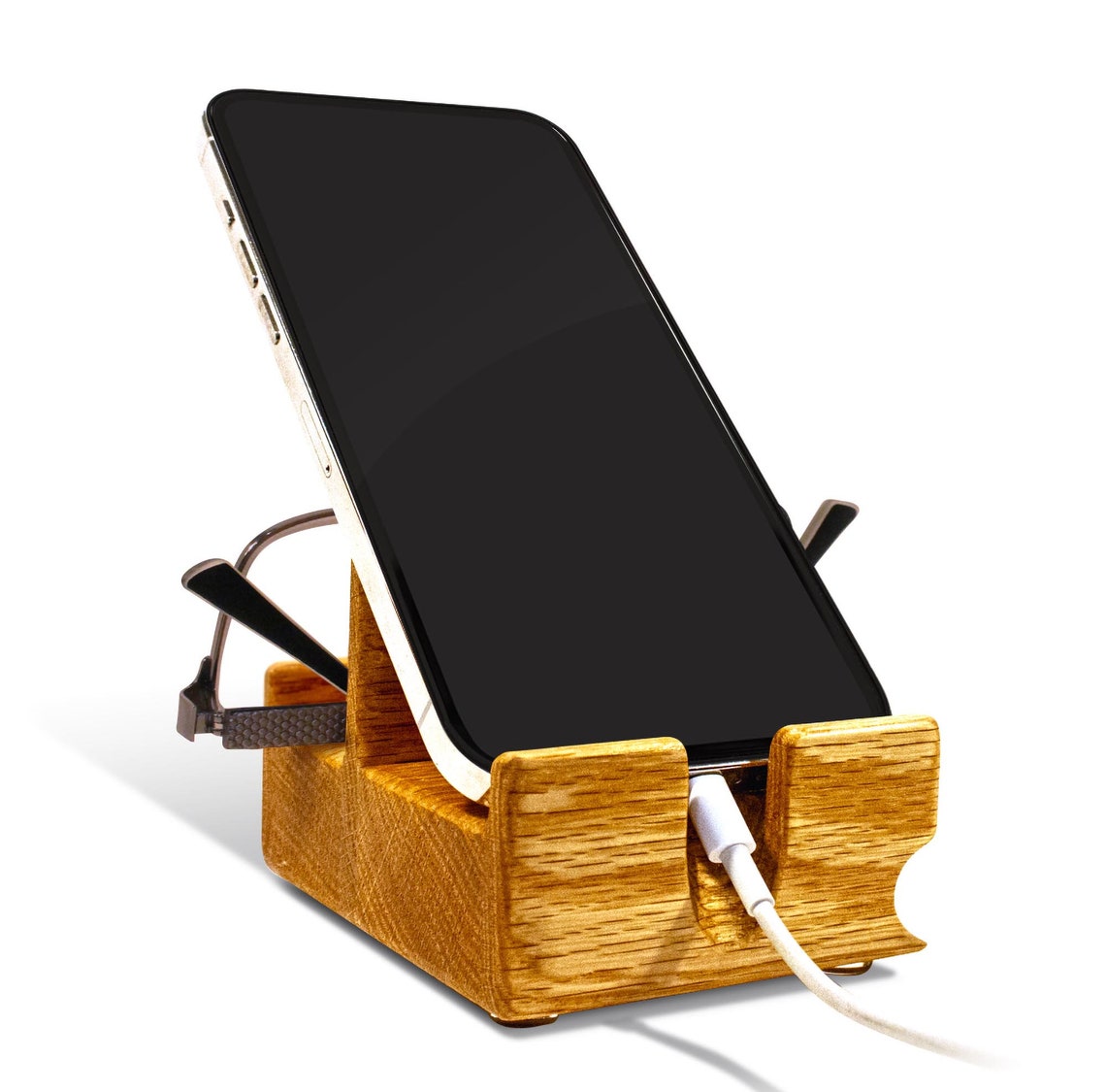 Handcrafted Solid Wood Smart Phone Holder - Etsy