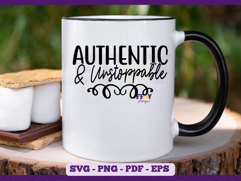 Authentic & Unstoppable SVG Strong SVG Women Empowerment - Etsy