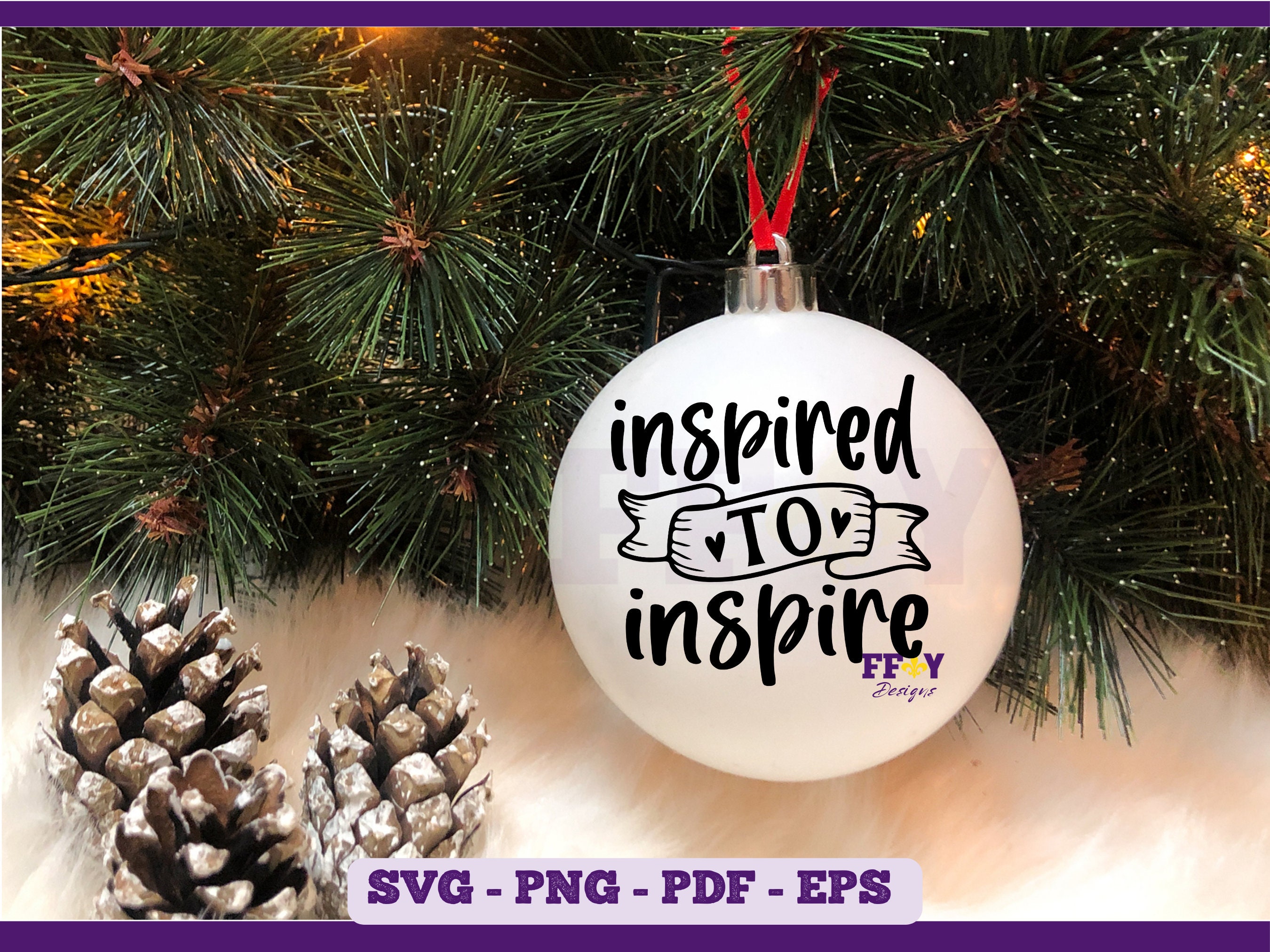 Inspired to Inspire SVG Inspired SVG Inspirational SVG - Etsy