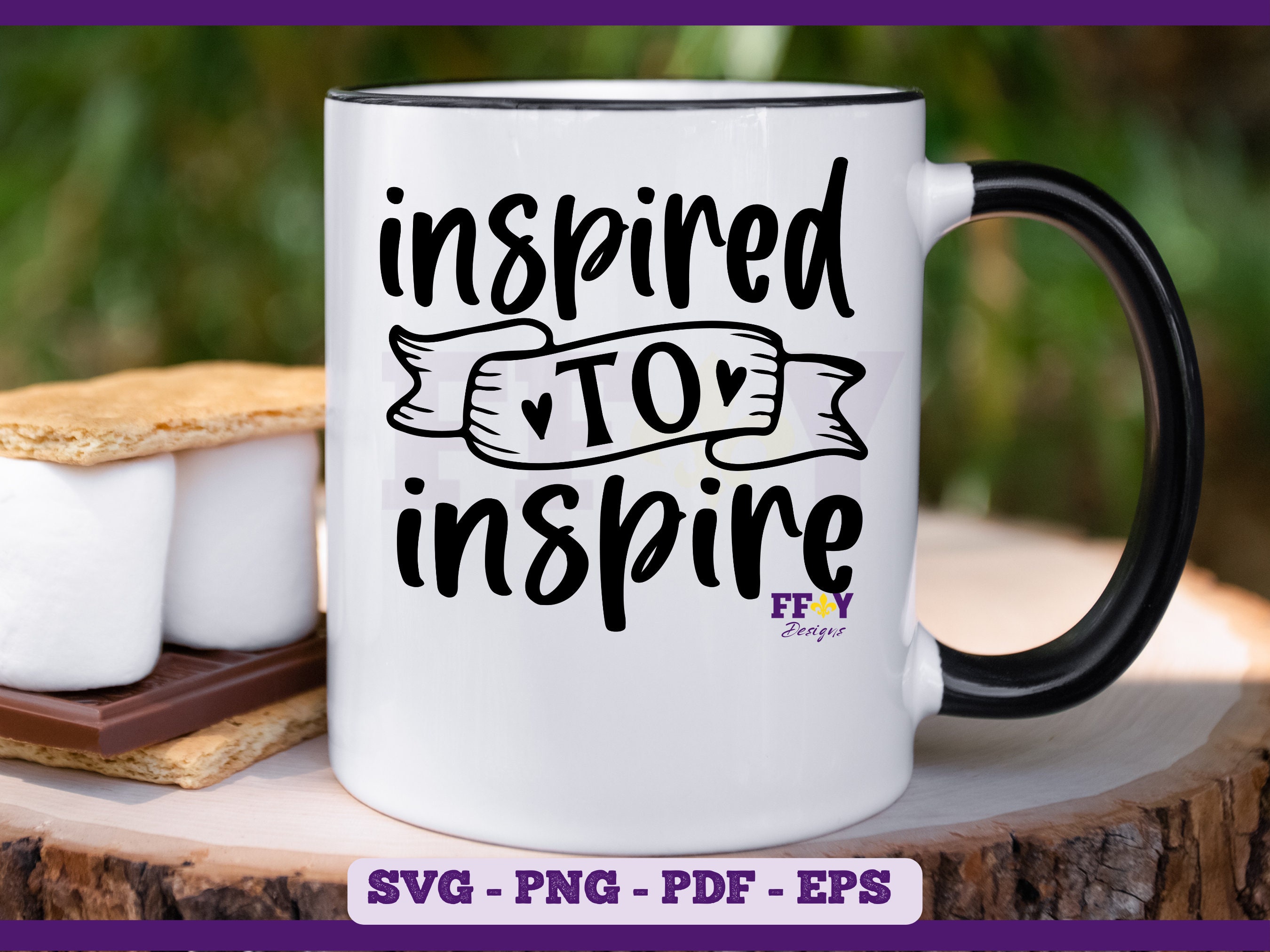 Inspired to Inspire SVG, Inspired SVG, Inspirational SVG, Positivity ...