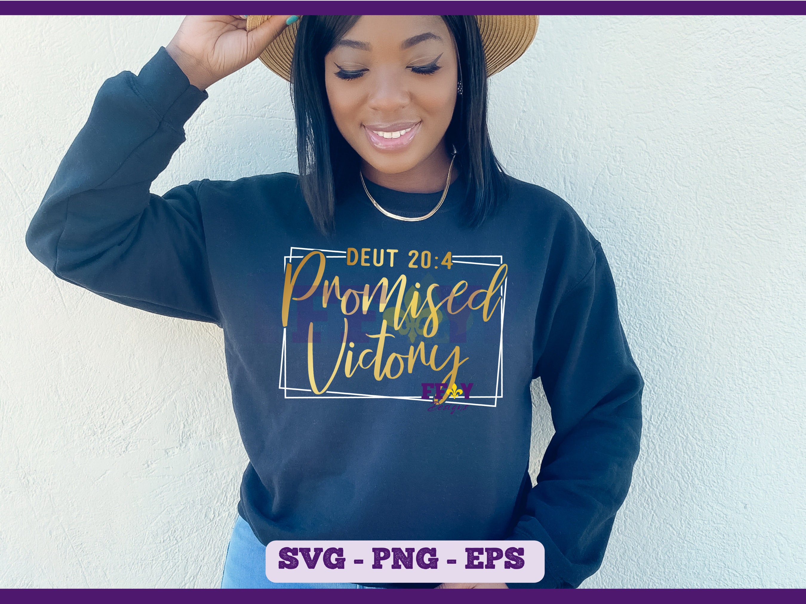 Promised Victory SVG, Bible Verse SVG, Religious Svg, Inspirational SVG ...