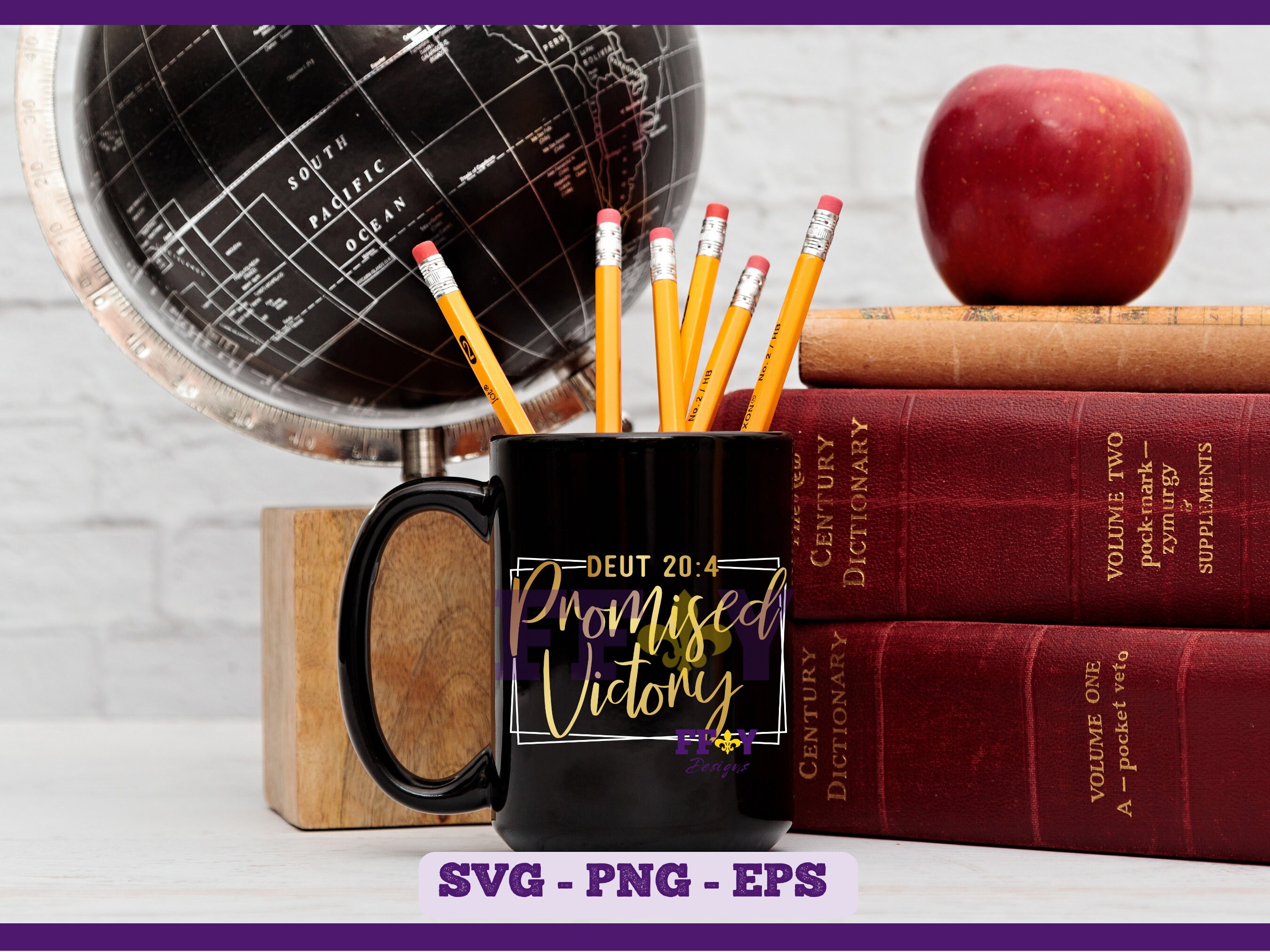 Promised Victory SVG, Bible Verse SVG, Religious Svg, Inspirational SVG ...