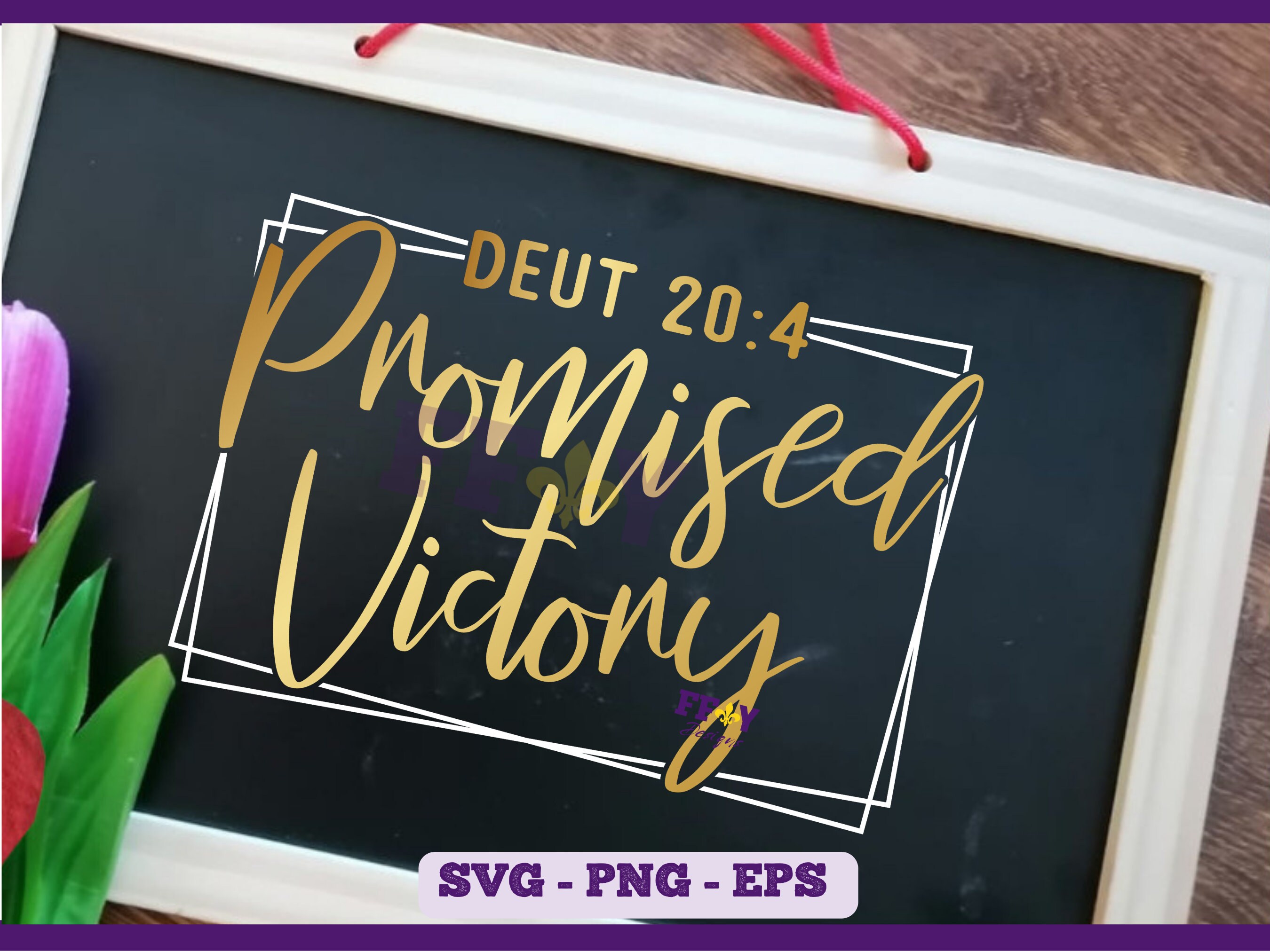 Promised Victory SVG, Bible Verse SVG, Religious Svg, Inspirational SVG ...