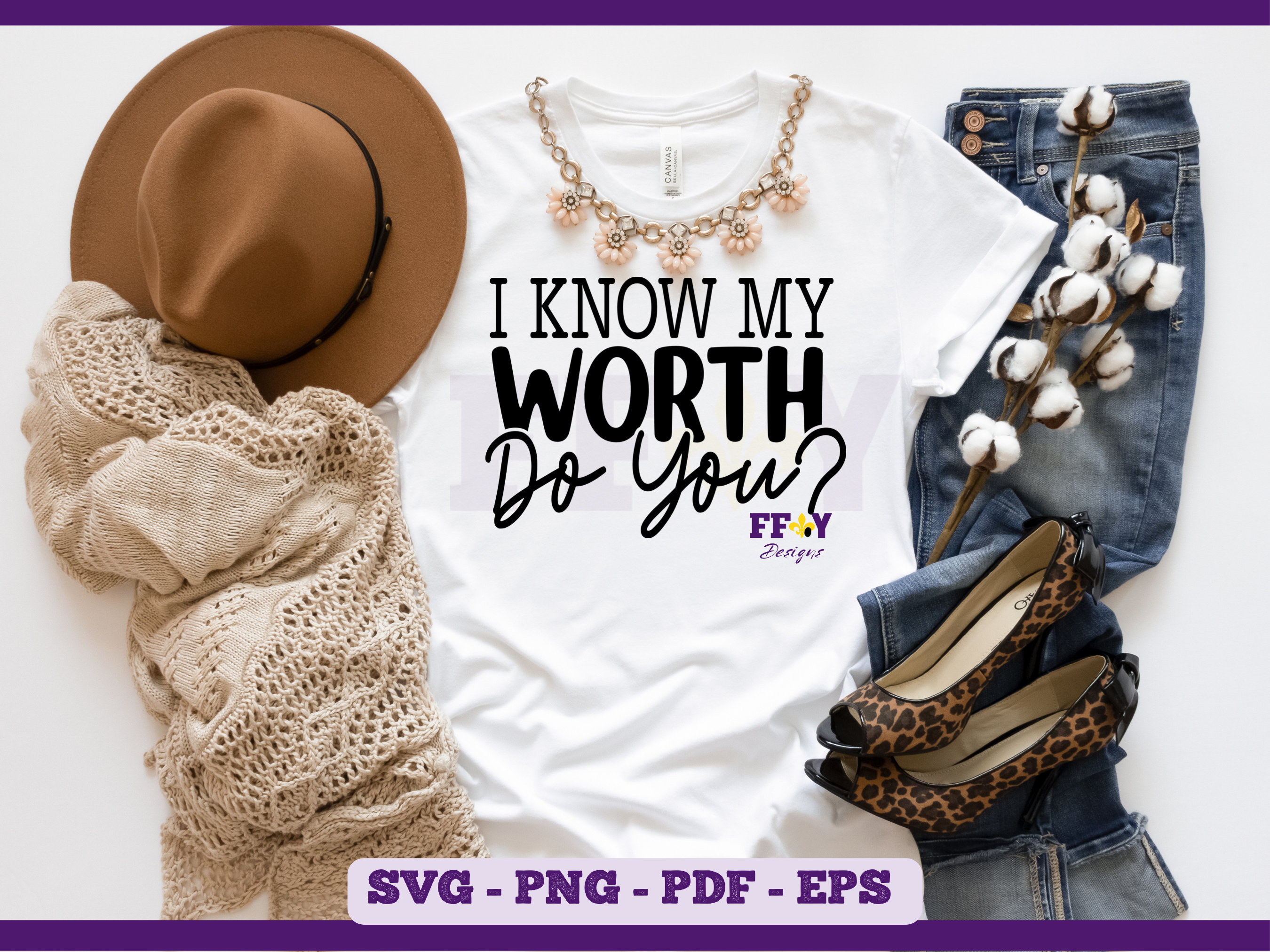 Know Your Worth SVG, Know Your Value SVG, Women Empowerment SVG, Self ...