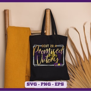 Promised Victory SVG, Bible Verse SVG, Religious Svg, Inspirational SVG ...