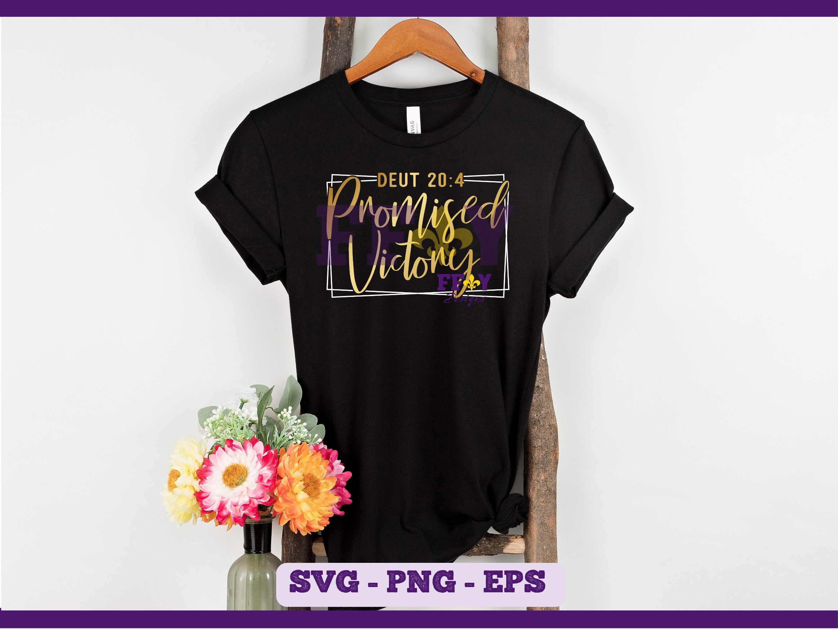 Promised Victory SVG, Bible Verse SVG, Religious Svg, Inspirational SVG ...