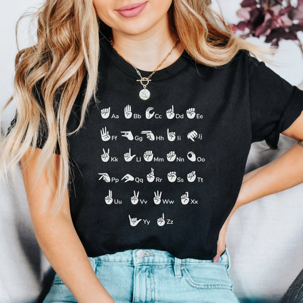 Sign Language Shirt - Etsy