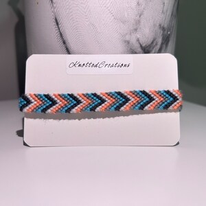Custom Chevron Friendship Bracelet - Etsy