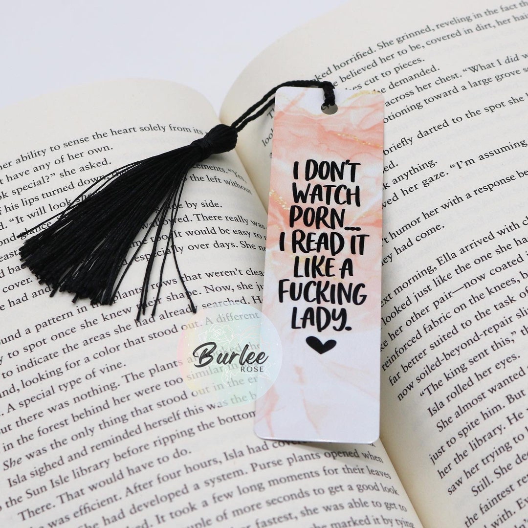 I Dont Watch Porn I Read It Bookmark Metal Friendship Gift Book Gifts ...