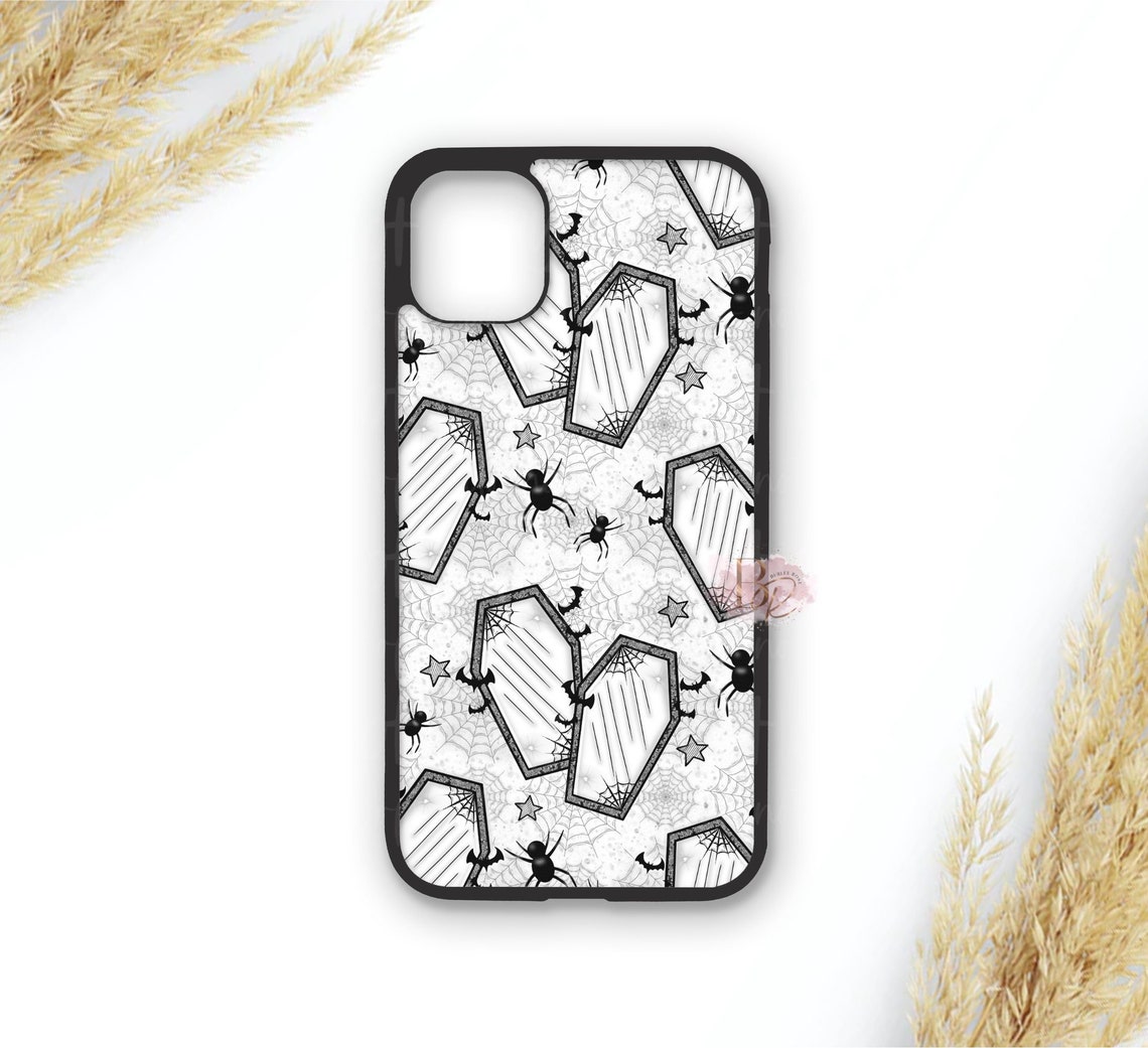 Spooky Halloween Coffin Phone Case iPhone Case Samsung Case - Etsy