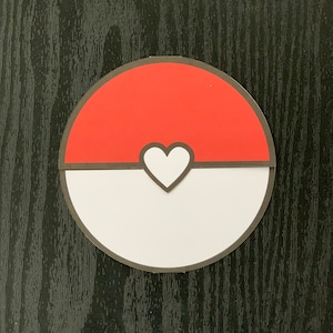 I Choose You Pokemon Valentines Day Card Handmade Pokémon Card Pokeball ...