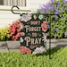 Prayer Garden Sign Christian Garden Banner for Yard Prayer Garden Flag ...