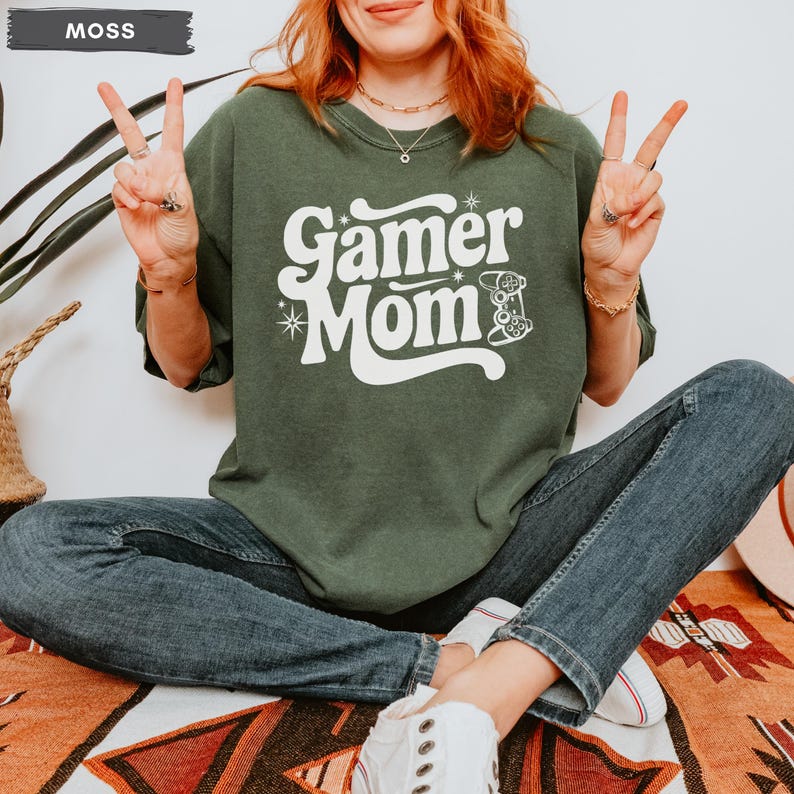 Gamer Mom Shirt, Gaming Mom Gift for Gamer Wife, Gaming Mother Day Gift ...