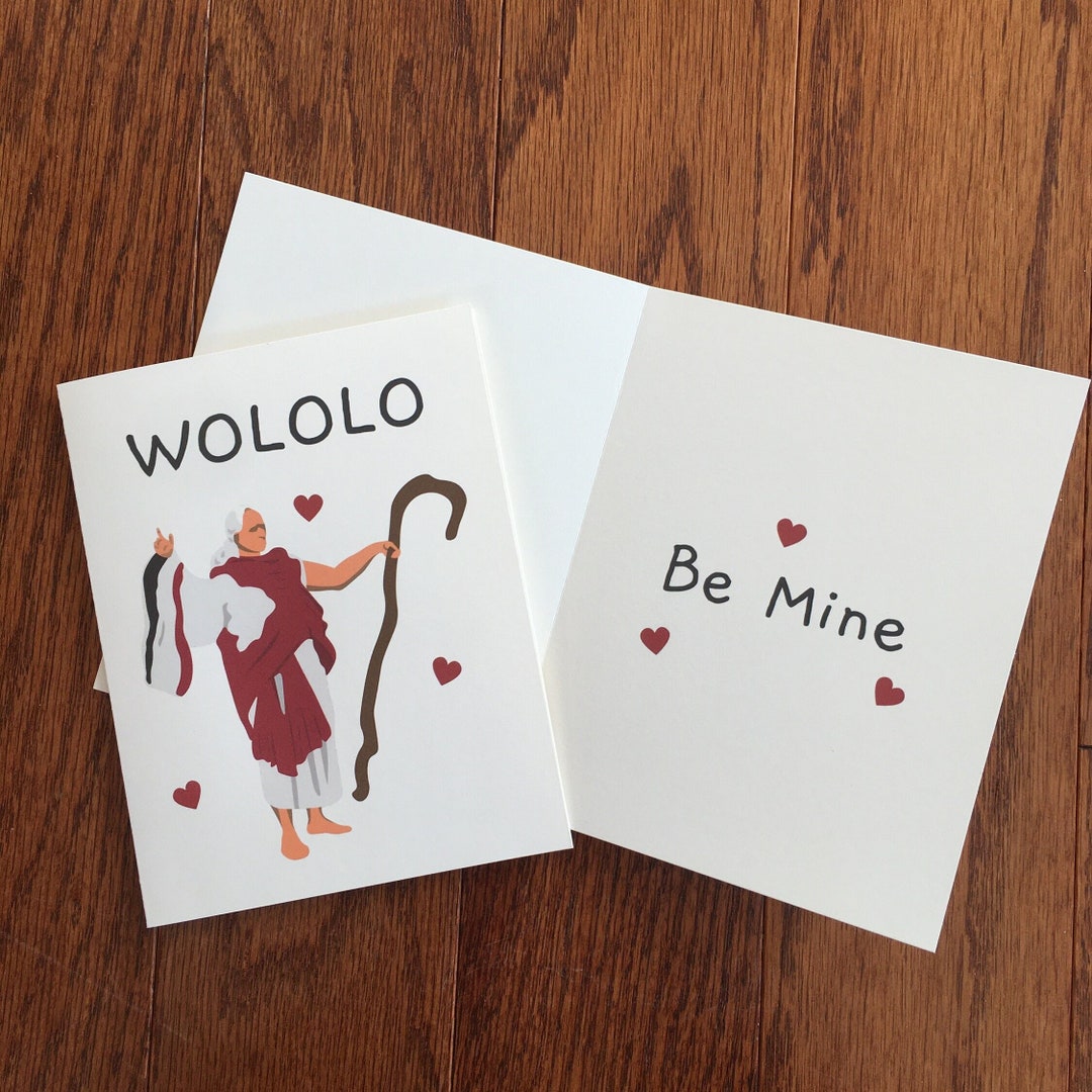 Age of Empires Valentines Day Card "wololo Be Mine", AOE 2 Monk/priest ...