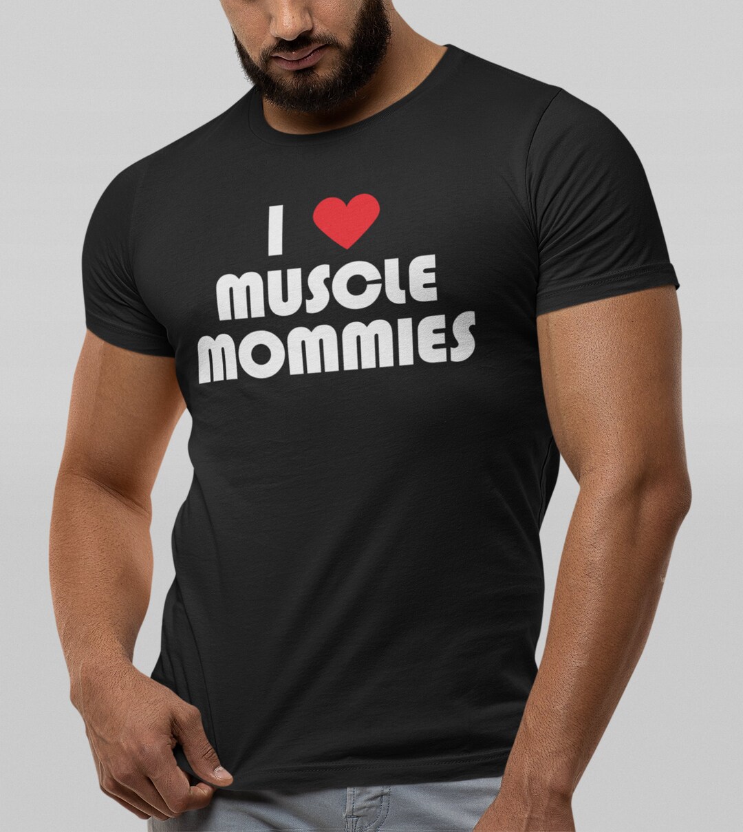 I Love Muscle Mommies Shirt Funny Gym Pump Cover T-shirt for - Etsy