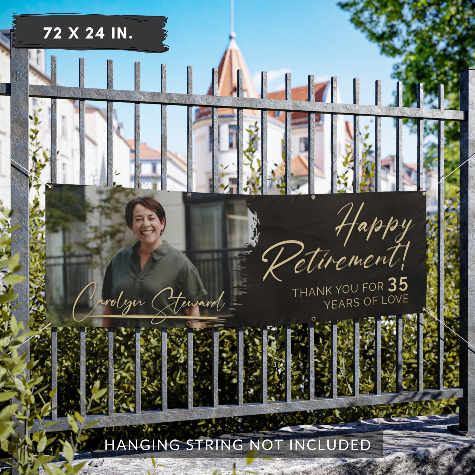 Retirement Party Sign Retirement Banner for Retired Nurse/principal ...