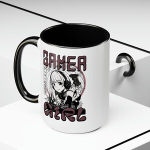 Gamer Girl Accessory Mug, Pink Gaming Gift for Gamer Girl Gifts for Video Gamer Pink Gaming ...