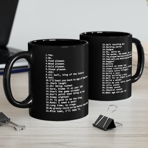 Age of Empires Taunts Mug, AOE 2 Gamer Gift, Age of Empires II Merch ...