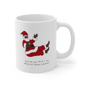 Funny Santa Mug, Hilarious Christmas Meme Cup, Santa Sending Feet Pics ...