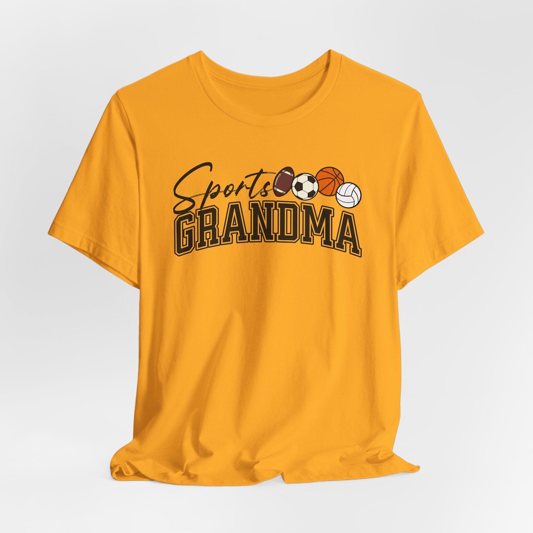 Custom Sports Grandma Shirt, Personalized Team Spirit Tee for Nana Gigi ...