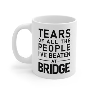Funny BRIDGE Trophy Mug, Gift for Bridge Card Game Players, Bridge ...