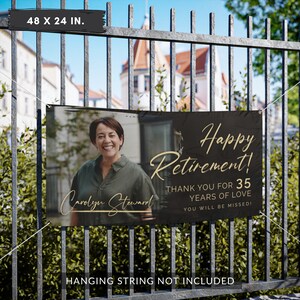 Retirement Party Sign Retirement Banner for Retired Nurse/principal ...