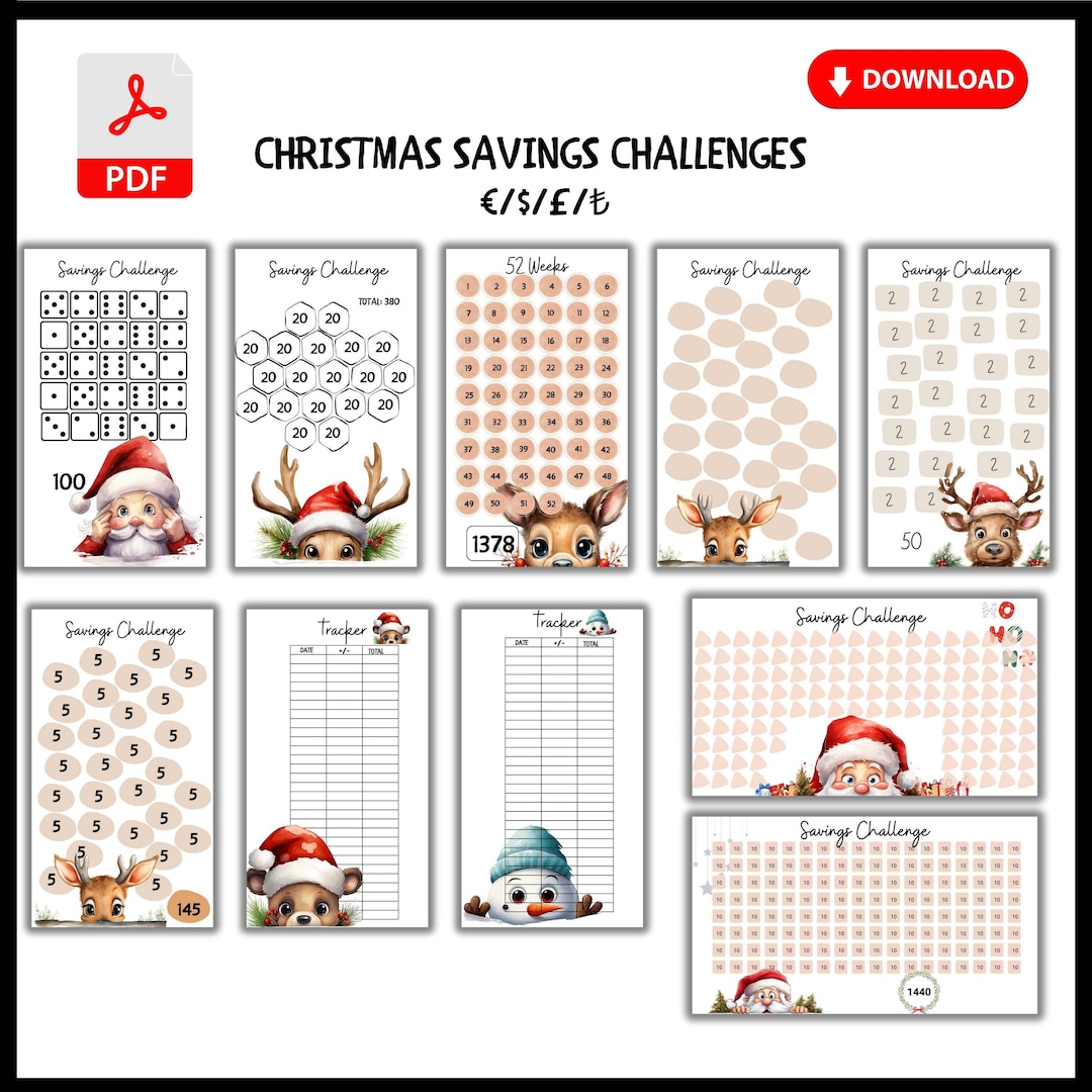 Christmas Savings Challenge | Cash Stuffing Christmas | Money Saving ...