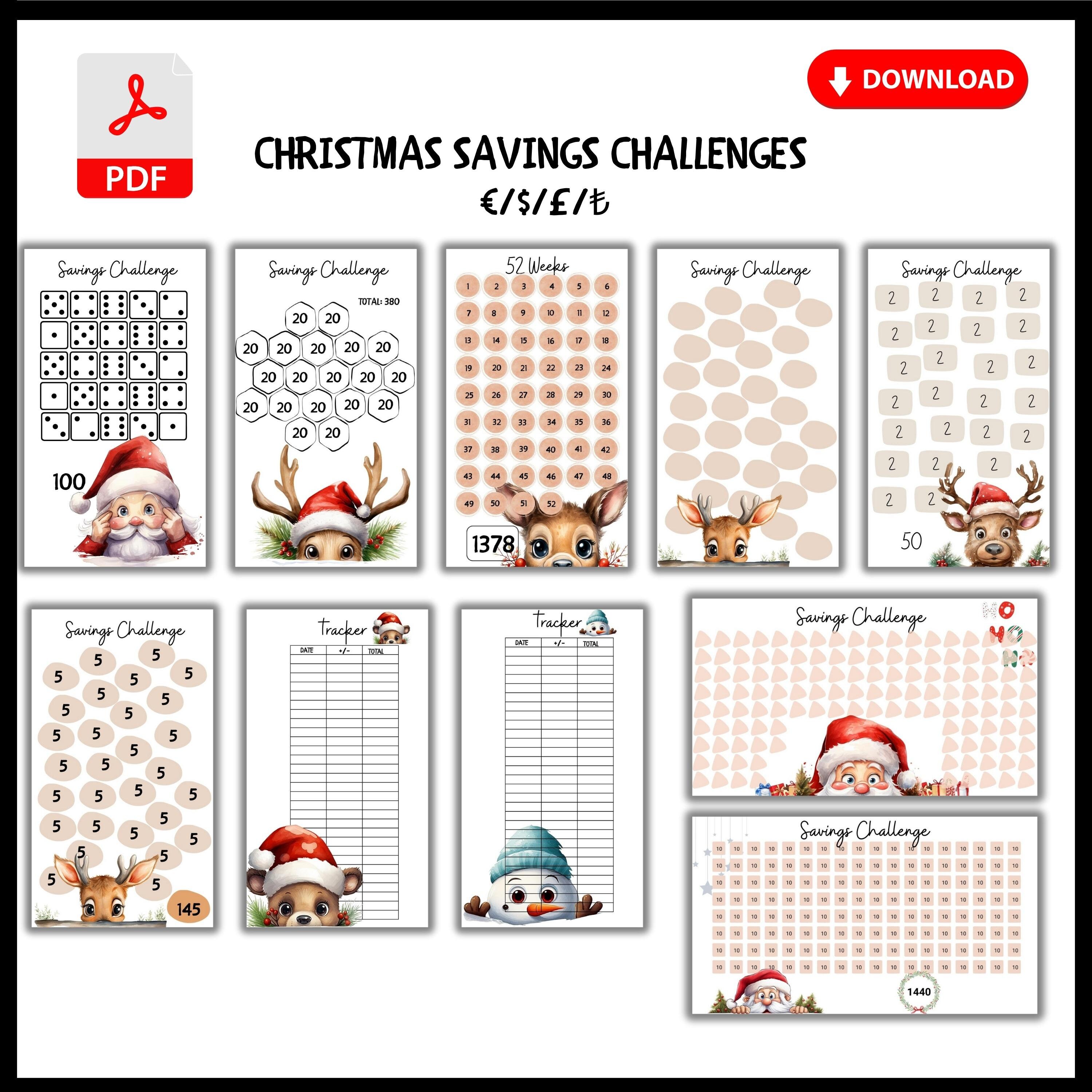 Christmas Savings Challenge | Cash Stuffing Christmas | Money Saving ...