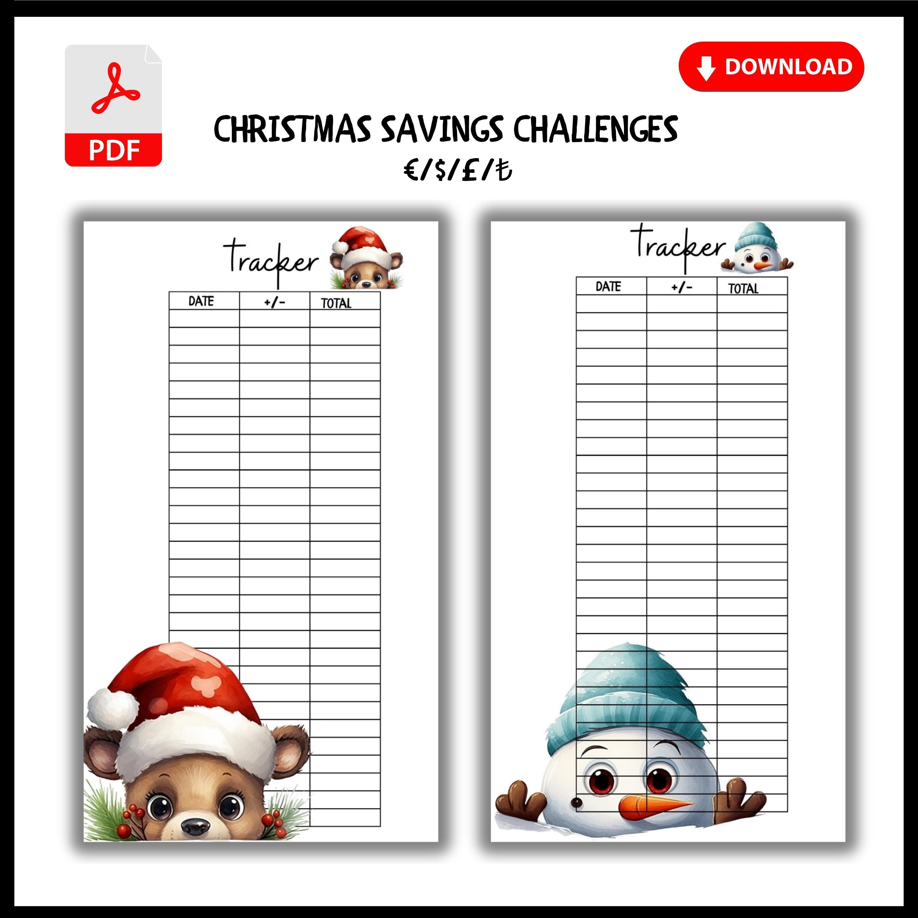 Christmas Savings Challenge | Cash Stuffing Christmas | Money Saving ...