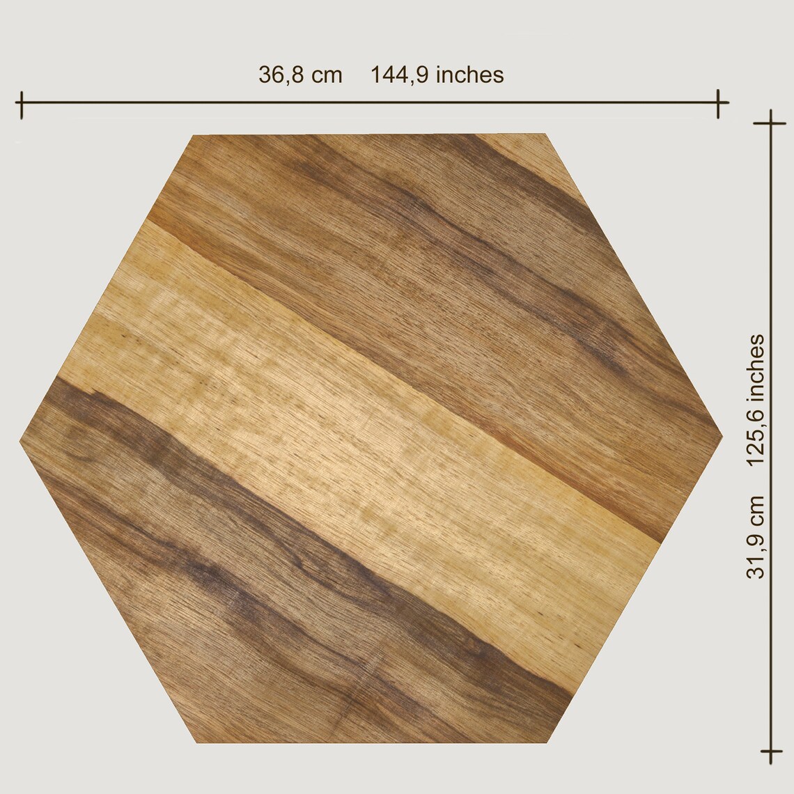 8 Hexagonal Wall Tiles for Your Office, Hall, Etc. Hexagons Made of ...