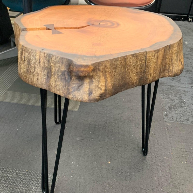 Oak Live Edge Table - Etsy