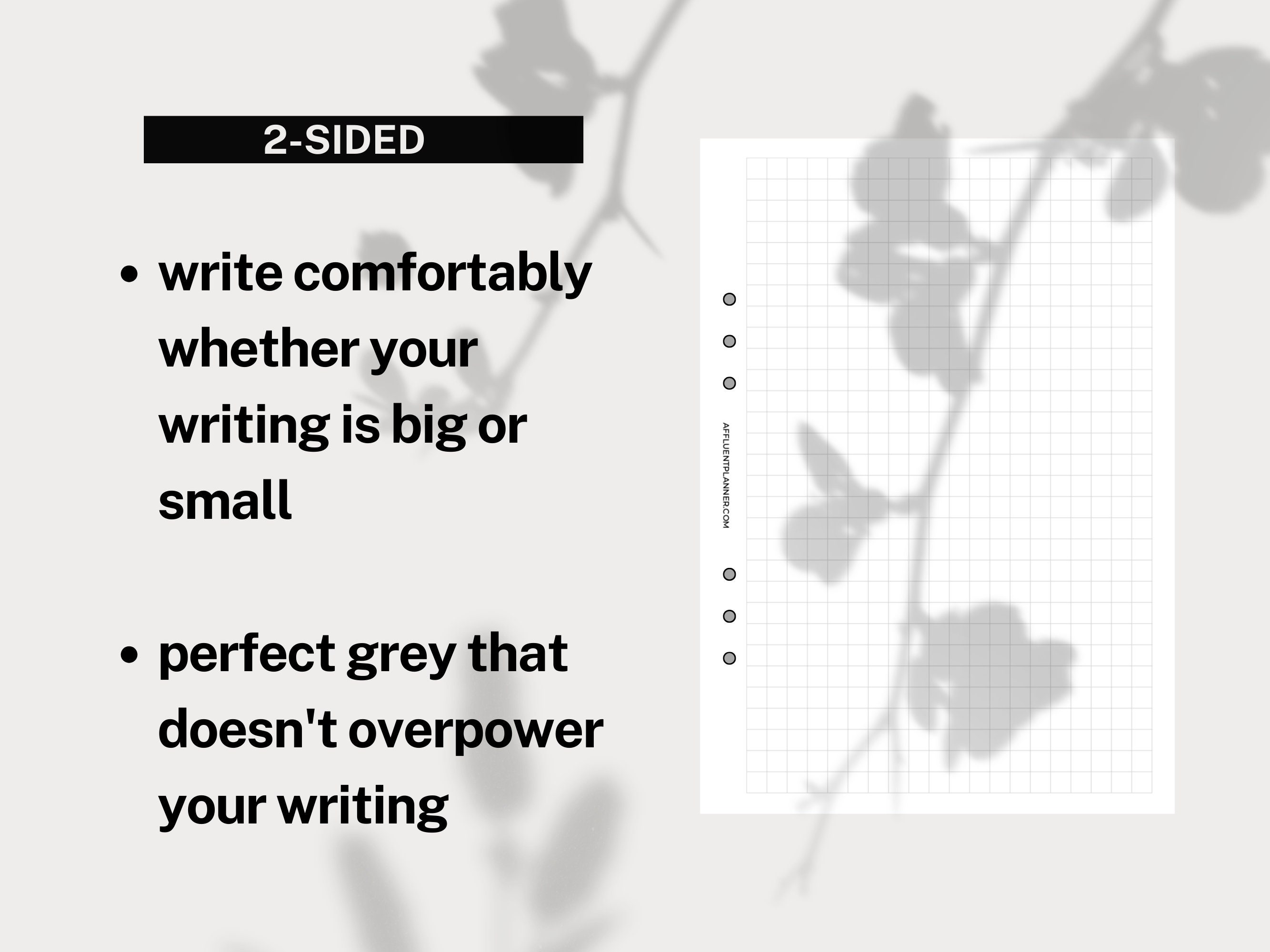 A5 GRAPH NOTE Printable Planner Inserts Printable for A5 Planner A5 ...