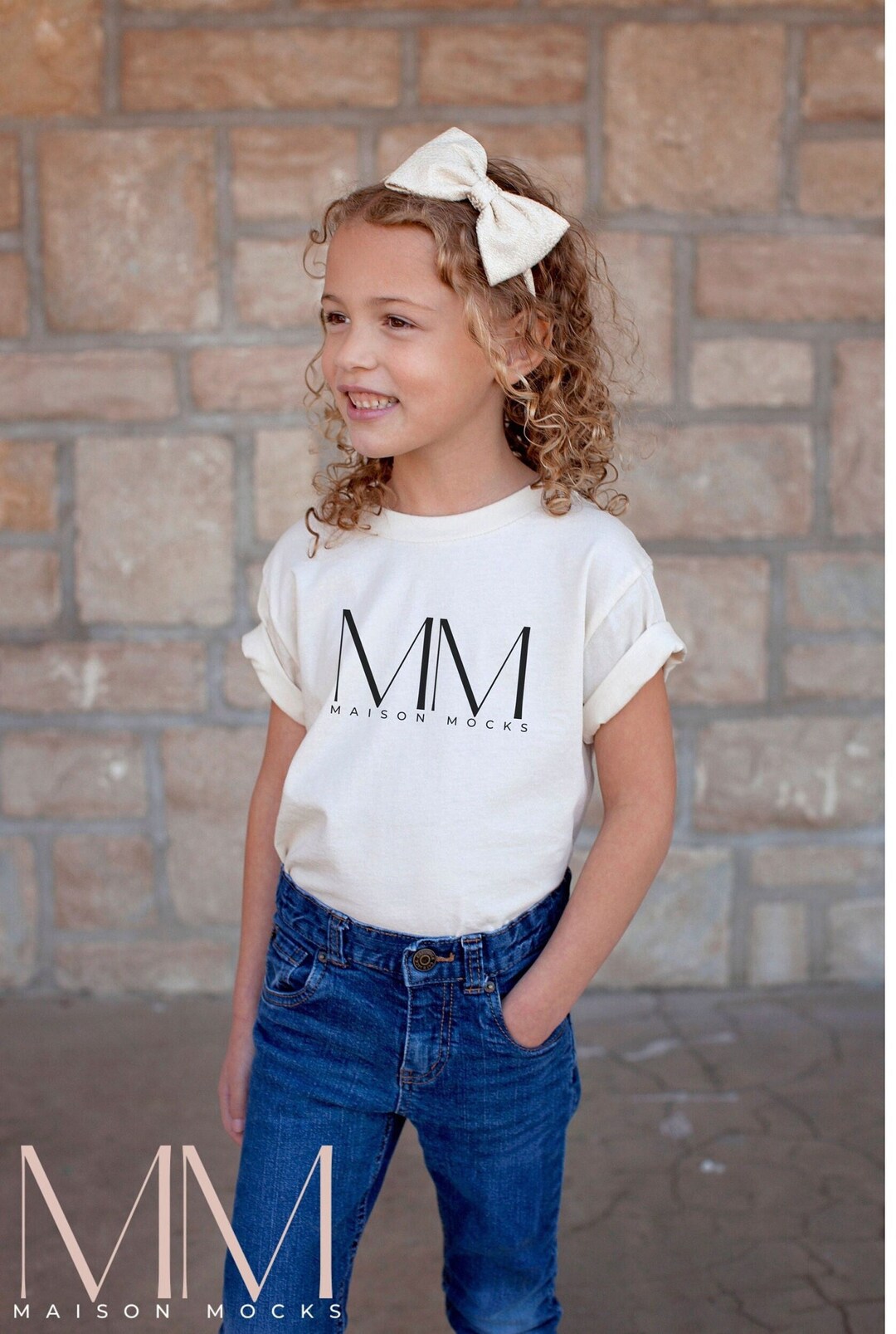 3001T Natural Mockup, 3001T Mockups, Kids Mockups, Natural Bella Canvas ...