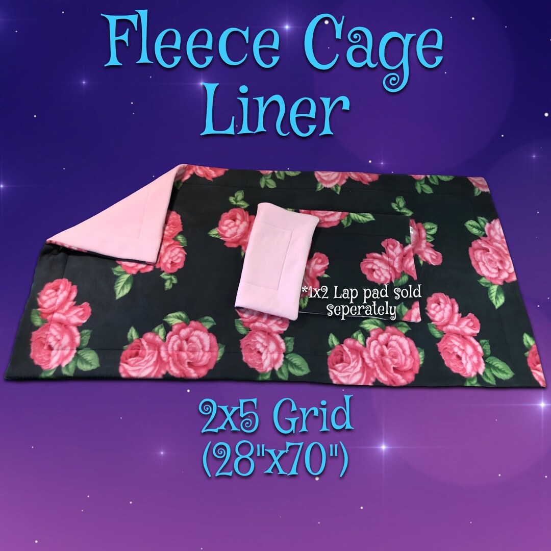 2x5 C&C Fleece Cage Liner -for Guinea Pigs and Other Small Pets - Etsy