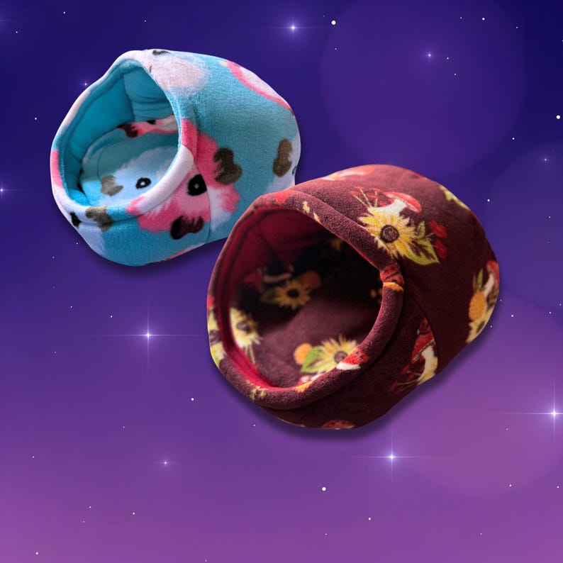 Fleece Guinea Pig Snuggle Pod: Cozy Pet Bed - Etsy