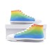 Color Gradient / Unisex High Top Canvas Shoes, Goth, Emo, Goblincore ...