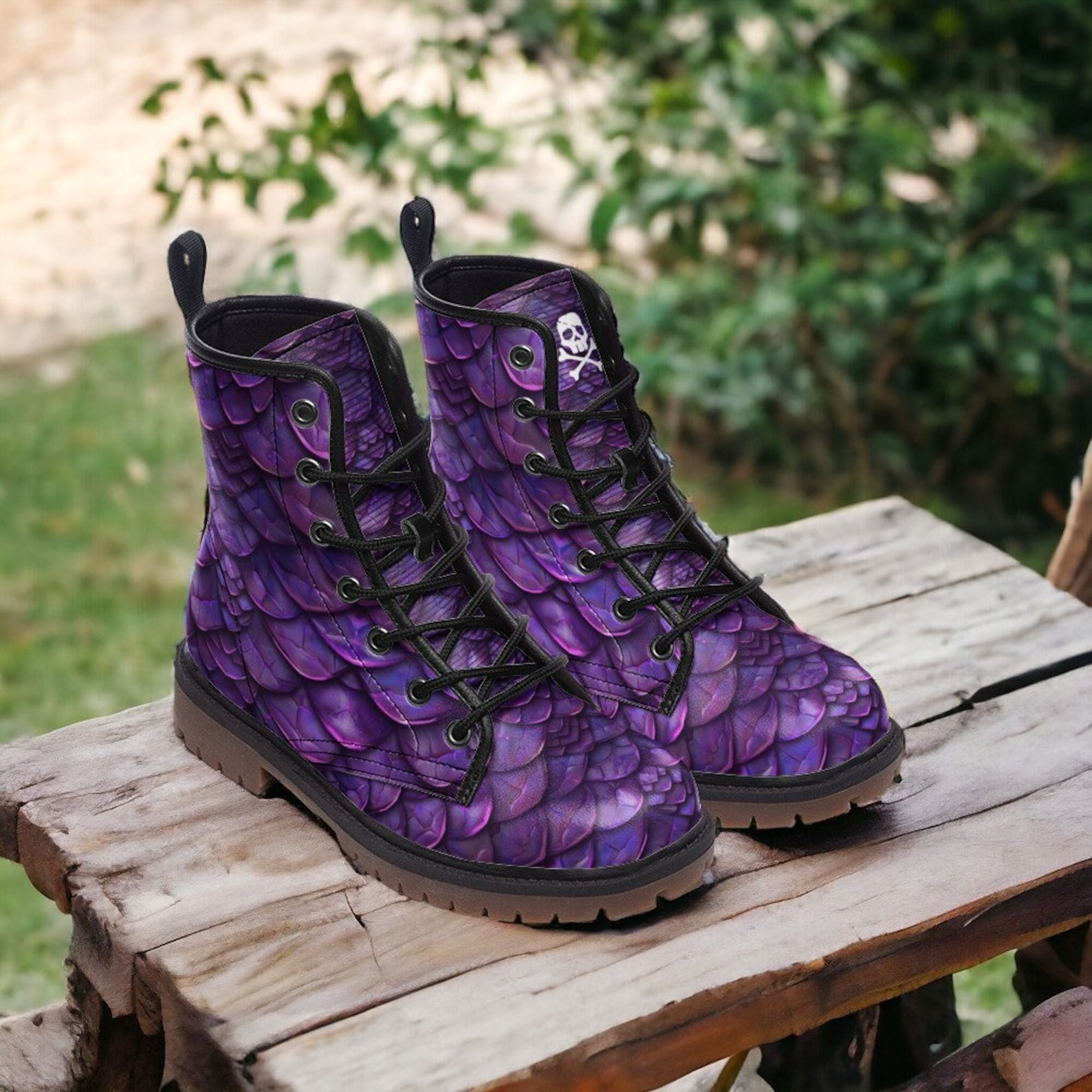 Purple Dragon Scales / Goth, Goblincore, Woodland, Witchcore, Faecore ...