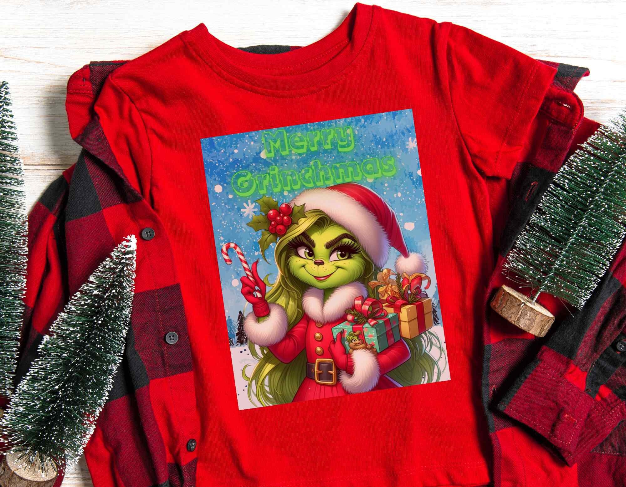 Merry Grinch SVG PNG Woman Female Grinch Bougie - Etsy