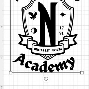 Nevermore Academy 3 Designs SVG PNG DOWNLOAD Wednesday Addams Sublimation Vinyl - Etsy