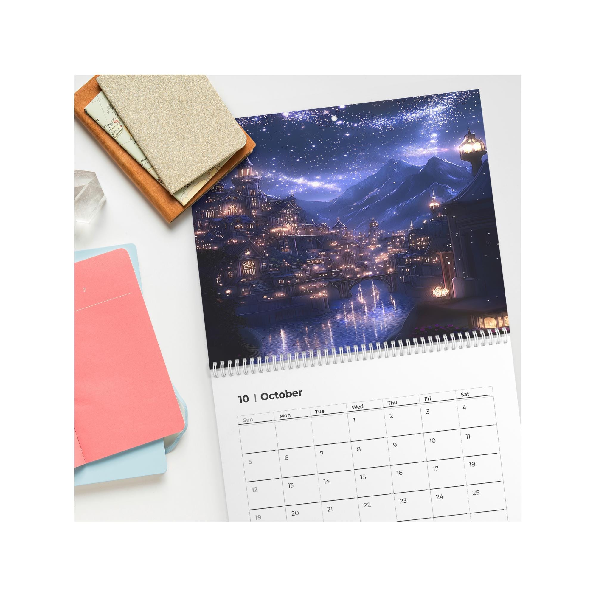 2026 Scenes of Velaris Fantasy Calendar | City of Starlight Art-monthly ...